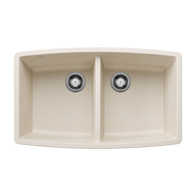 33 X 20" Double Bowl 50/50 Undermount | Luxart Collection