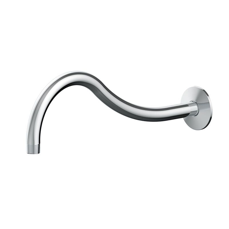 14" 'S' Style Shower Arm & Flange | Luxart Collection